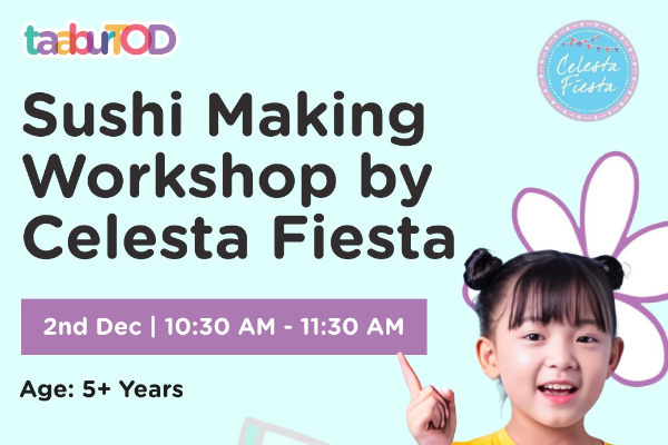 Sushi Making Workshop by Celesta Fiesta | Event | 02 Dec 2023 10:30 AM - 11:30 AM | Gurugram ...